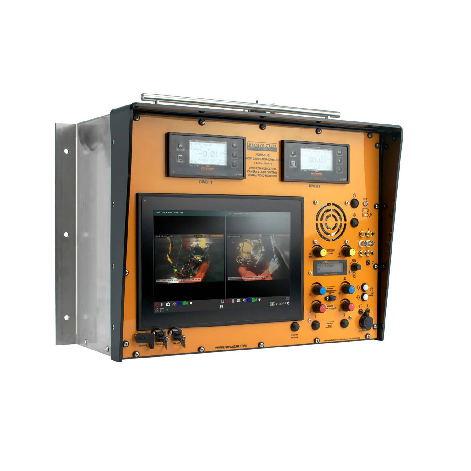 ALPHEUS-W1 | Wallmount diver radio, video recorder and depth monitor ...