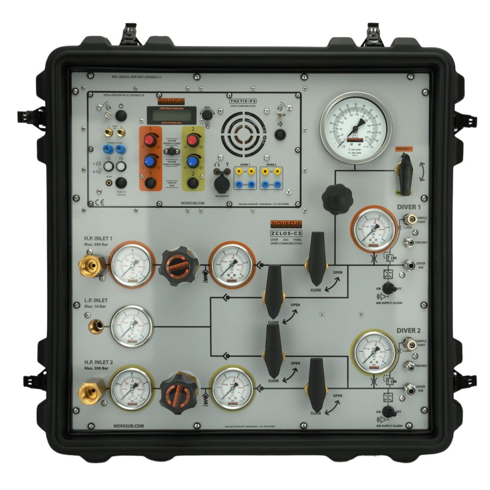 ZELOS-C3 | Portable 2 diver air panel & radio – Novasub